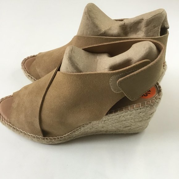 Maypol | Shoes | Maypol Womens Suede Velcro Ankle Strap Espadrille ...